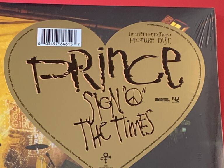 PRINCE " SIGN O' THE TIMES " 2 LP EDICIÓN LIMITADA PICTURE DISC ...