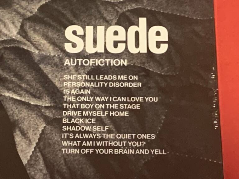 SUEDE " AUTOFICTION " 1 LP. VINILO DE 180GR. - Tienda de discos y ...