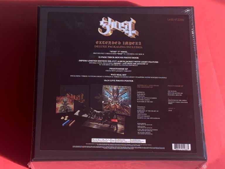 GHOST " IMPERIA EXTENDED " 4 LPS+ LIBRO +POSTER + SELLOS. ED. LIMITADA Y NUMERADA - Tienda de ...